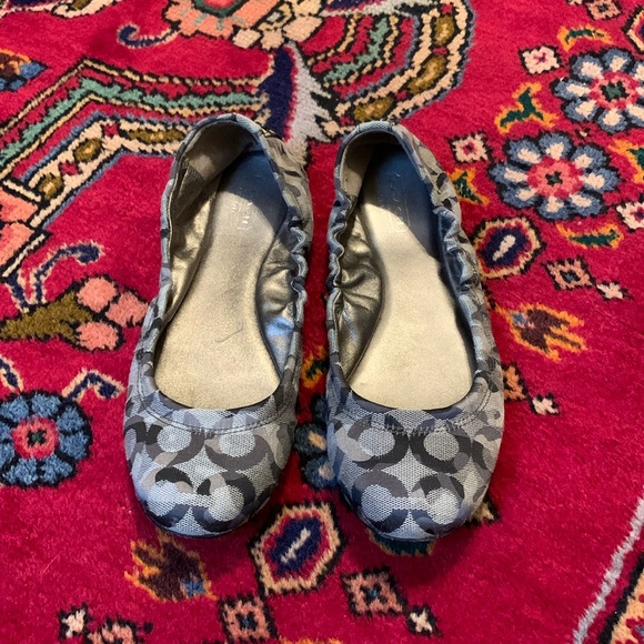 Coach | Shoes | Coach Signature Flats | Poshmark